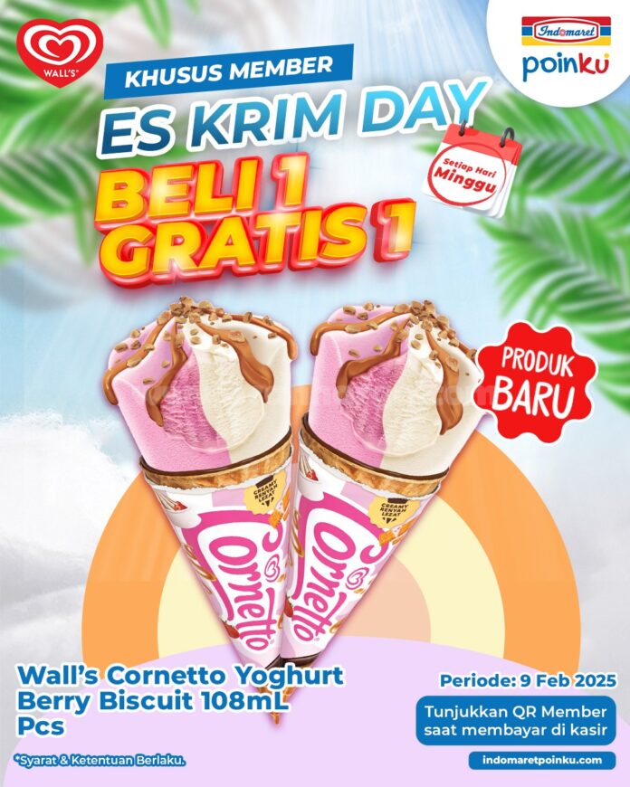 Promo Indomaret Es Krim Day ‘Beli Dua Lebih Hemat’